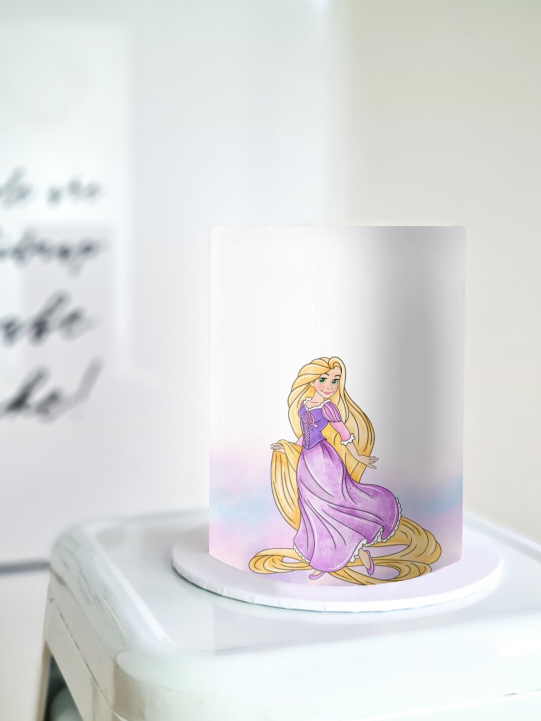 Princess Rapunzel Cake Wrap Tangled A4 Edible Image Licensed Icing ...