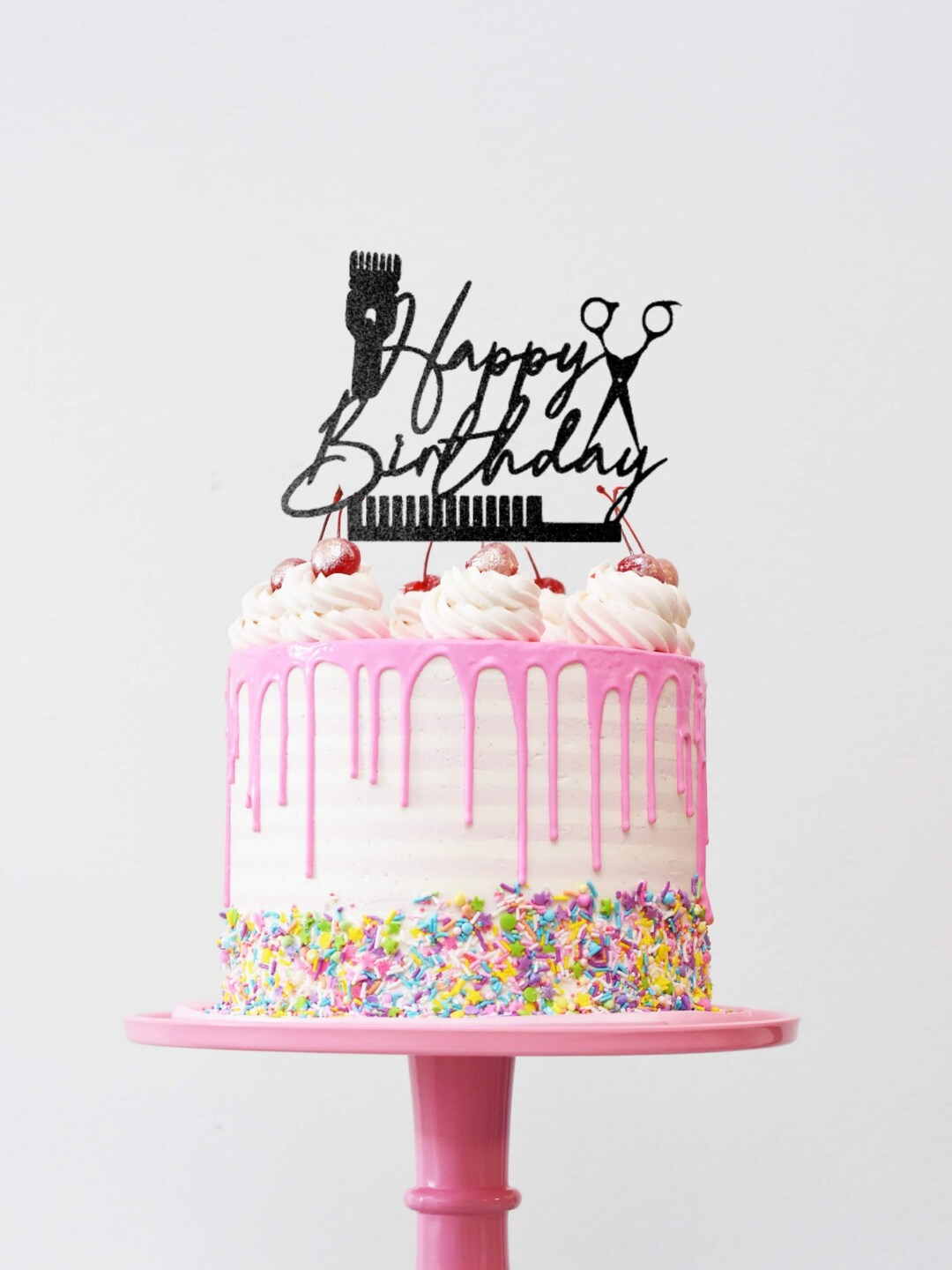 Cake Topper Barber Shop Themed Hairdresser Cake Decorations - Etsy