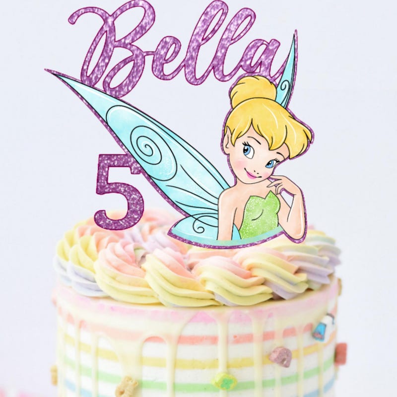 Tinkerbell Cake Toppers - Etsy