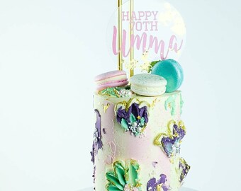 Perspex Cake Topper - Etsy