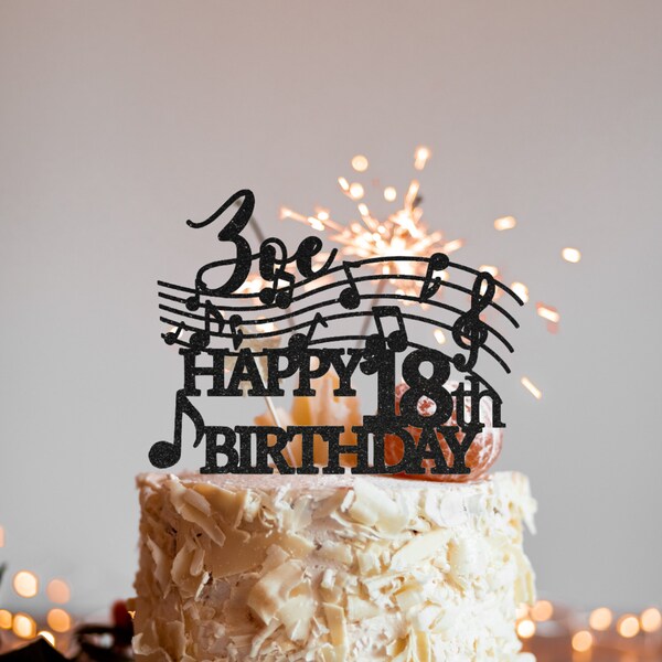 Music Cake Topper - Etsy Australia