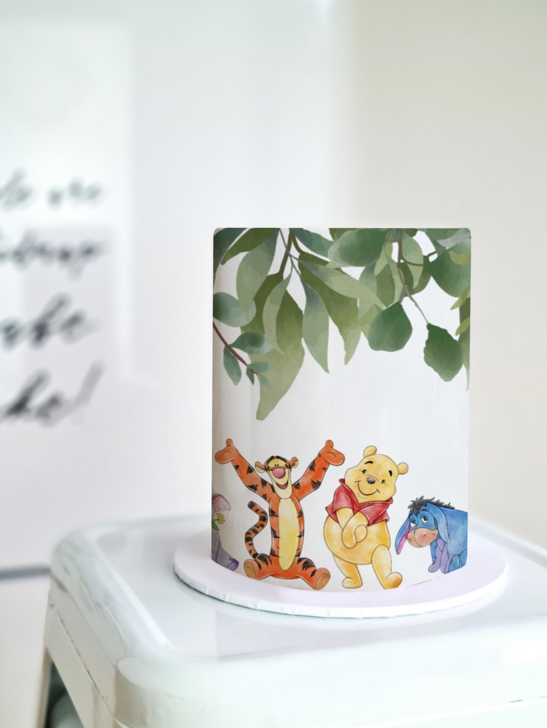 Winnie the Pooh Cake Wrap Disney A4 Edible Image Licensed Icing Sheet - Etsy
