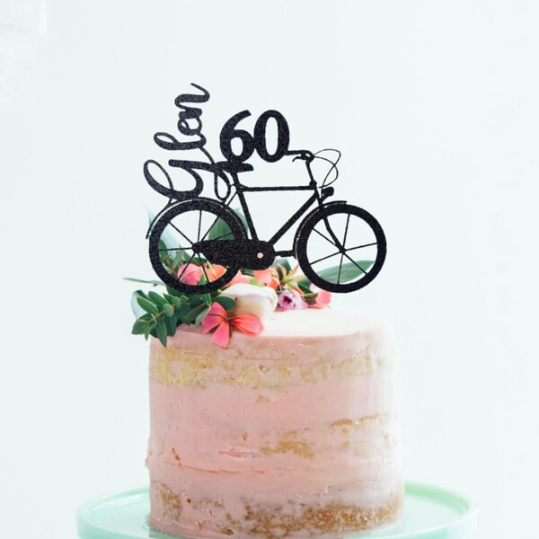 Bicycle Cake Topper - Etsy