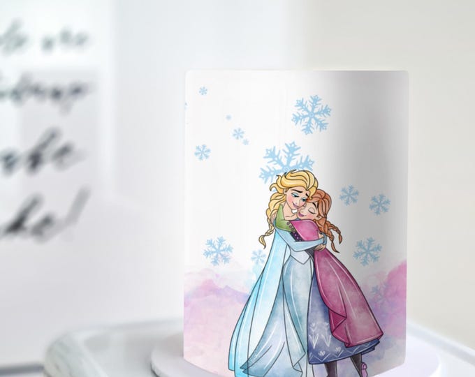 Elsa & Anna Cake Wrap - Frozen A4 Edible Image - Licensed Icing Sheet ...