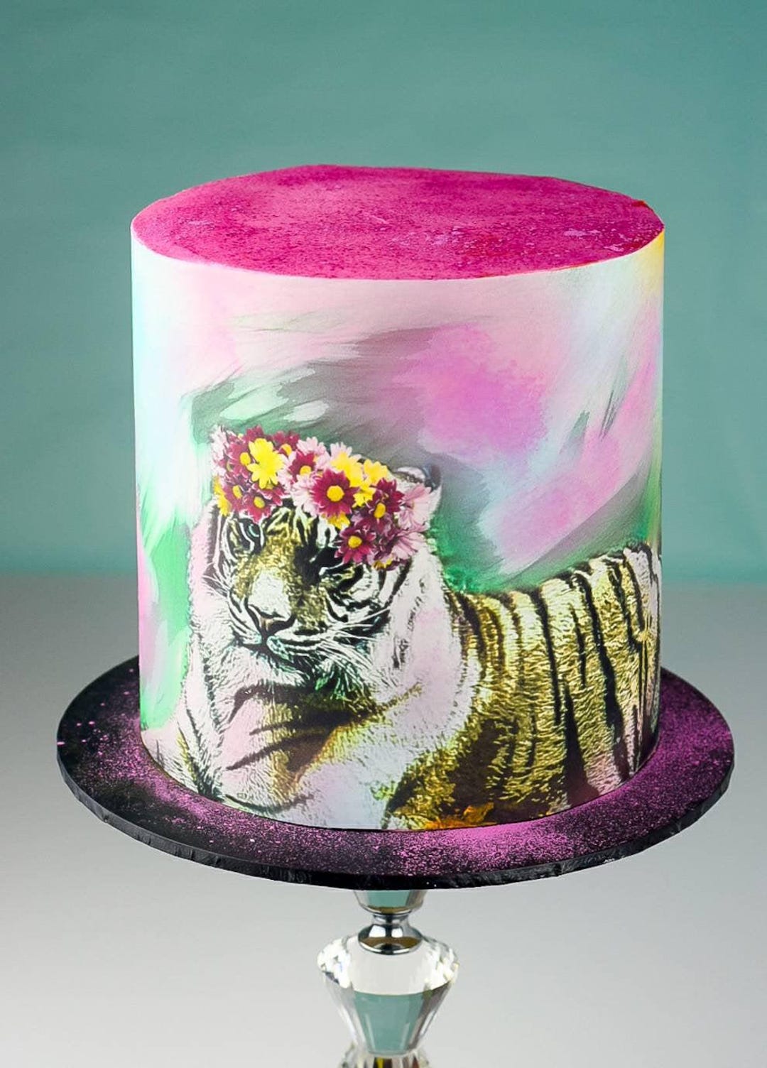 Tiger King Cake Wrap/ Tiger King Cake Topper/ Tiger King Edible Image ...