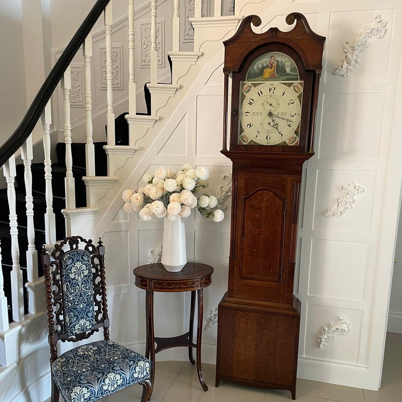 Mahogany Grandfather Clock - Etsy