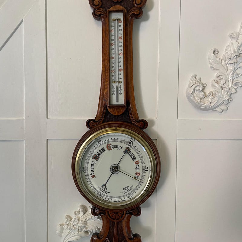 Antique Wall Barometers - Etsy