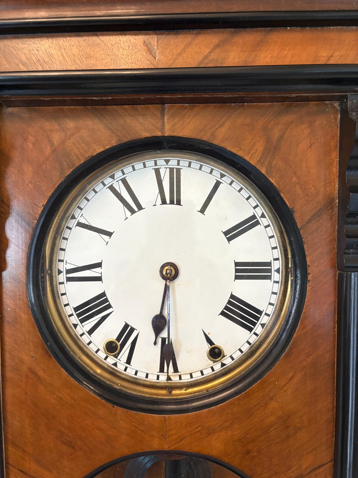 Antique Victorian Quality Figured Walnut 8 Day Wall Clock - Etsy