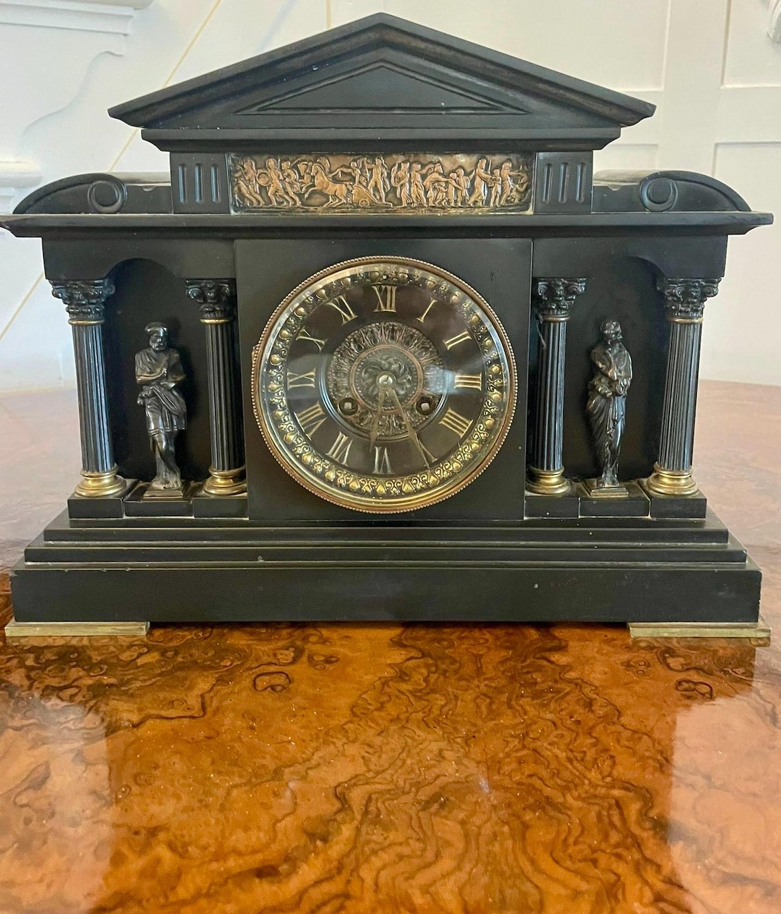Superb Quality Antique Victorian Marble Mantle Clock - Etsy