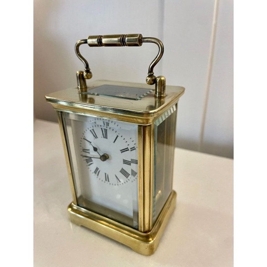 Antique Victorian Quality Brass Carriage Clock - Etsy