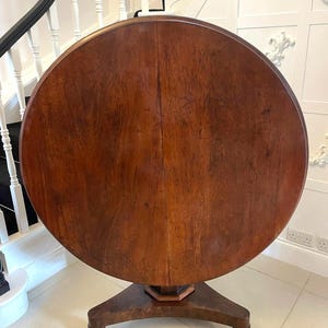 Antique Victorian Quality Figured Mahogany Circular Dining Table - Etsy