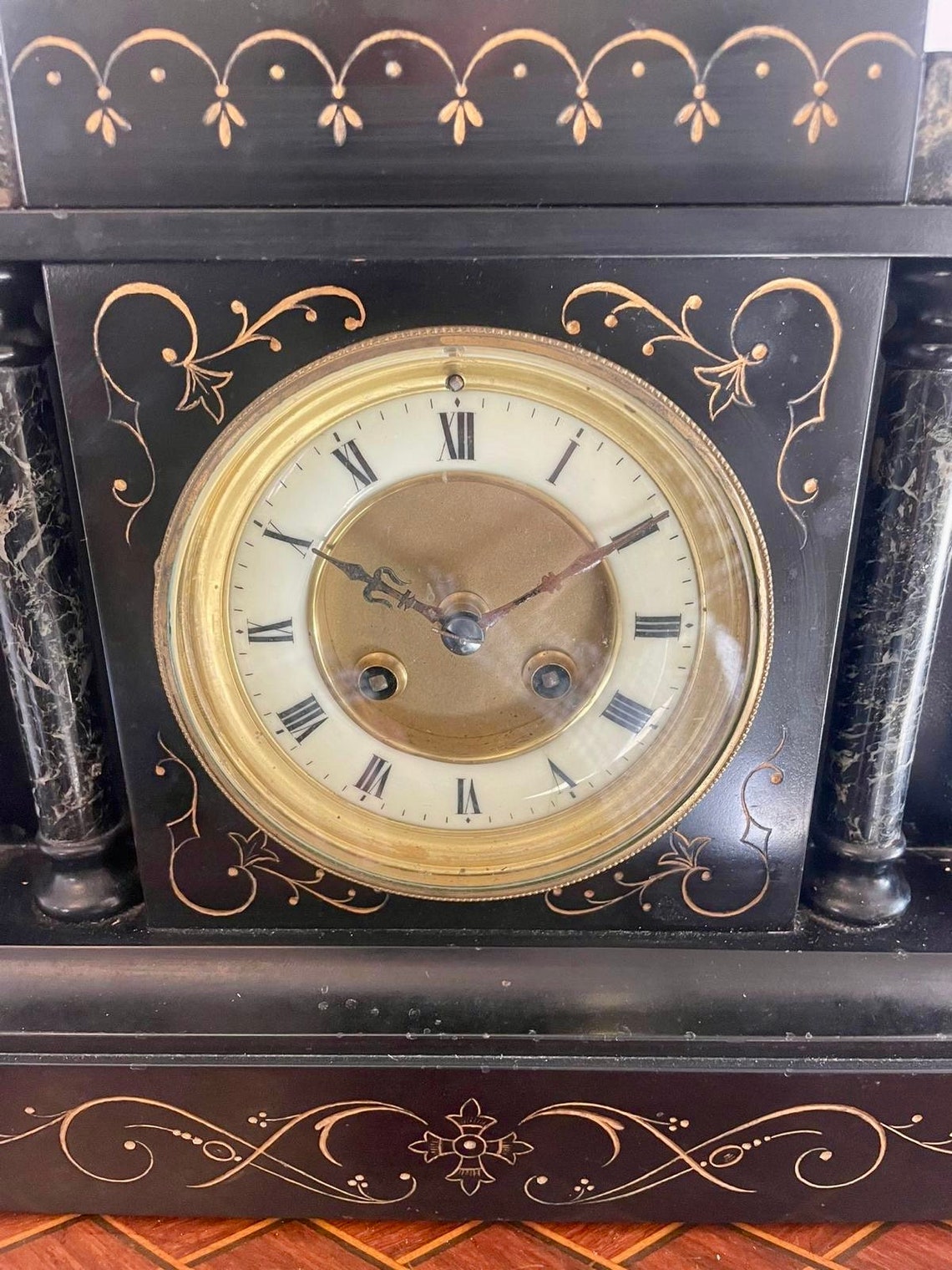 Antique Victorian Quality Marble Mantle Clock - Etsy