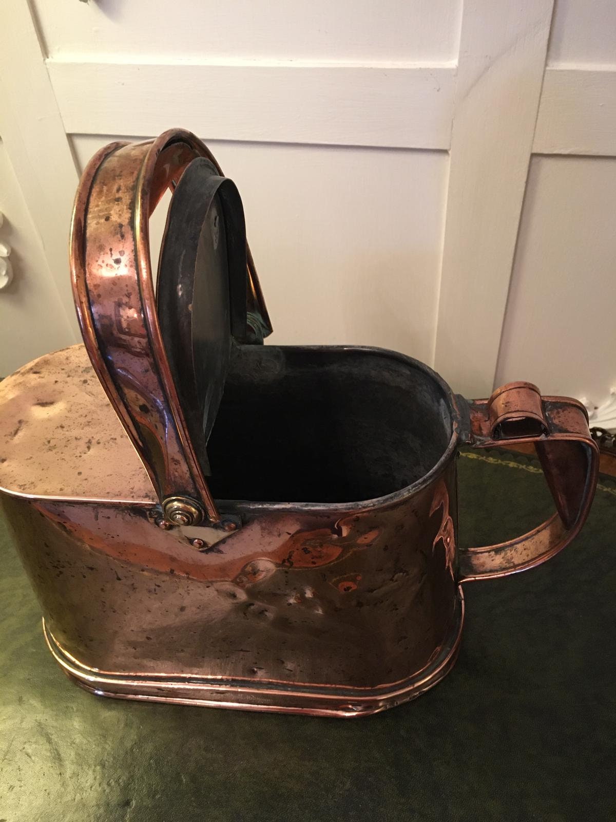 Quality Antique Victorian Copper Watering Can - Etsy