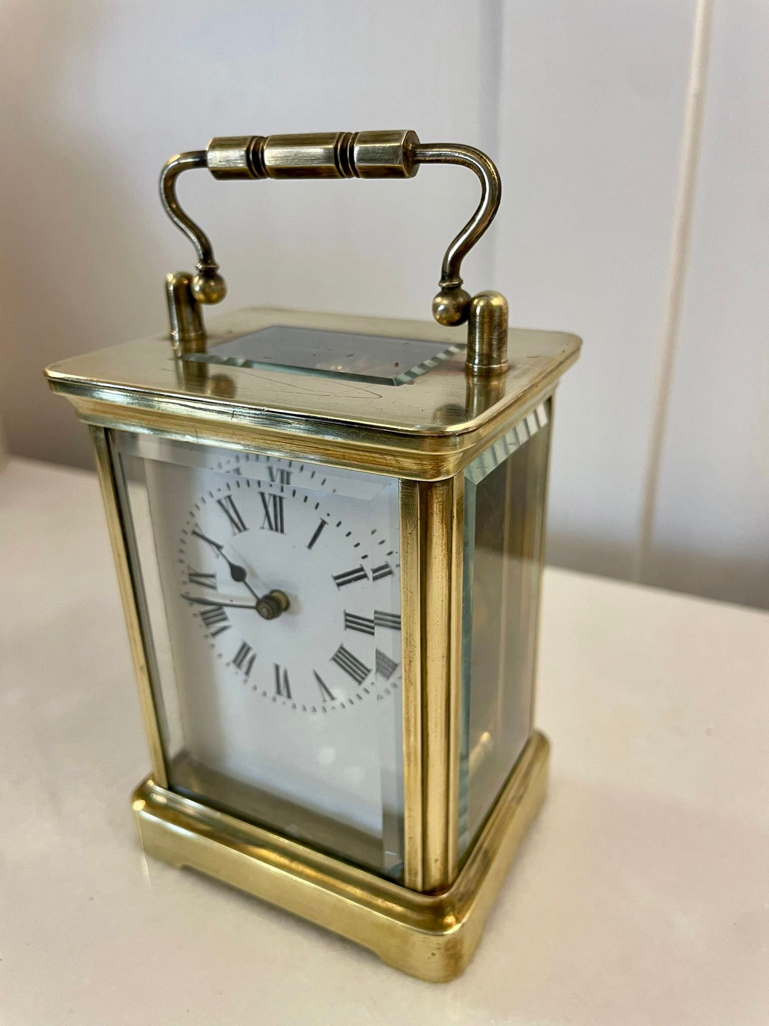 Antique Victorian Quality Brass Carriage Clock - Etsy