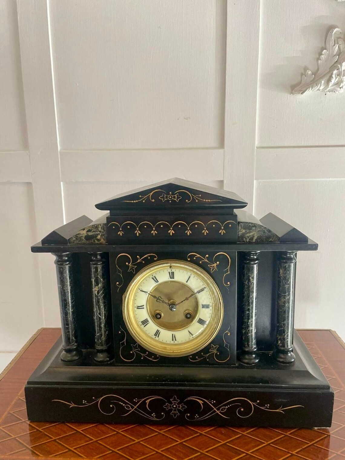 Antique Victorian Quality Marble Mantle Clock - Etsy