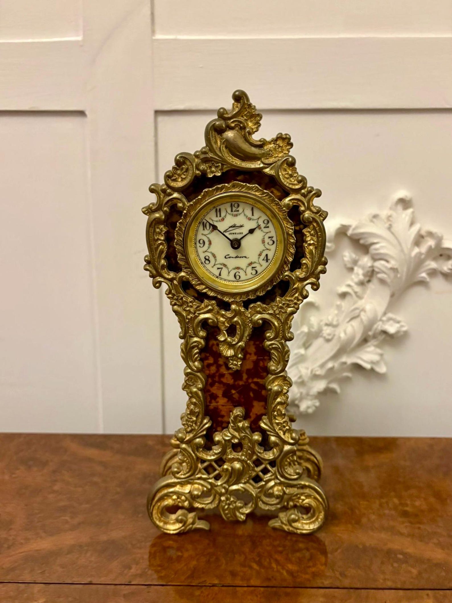 Magnificent Quality Antique Edwardian Ornate Gilded Brass Miniature ...