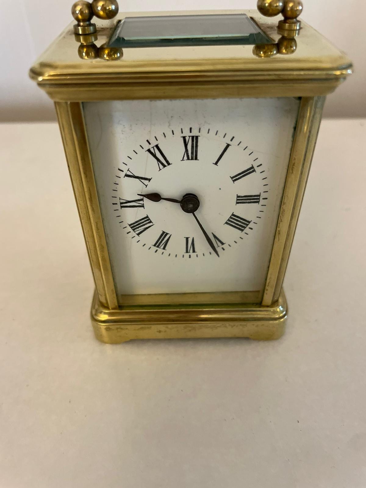 Antique Victorian Quality Miniature Brass Carriage Clock - Etsy