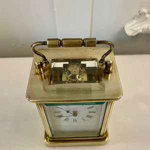Antique Victorian Quality Brass Carriage Clock - Etsy