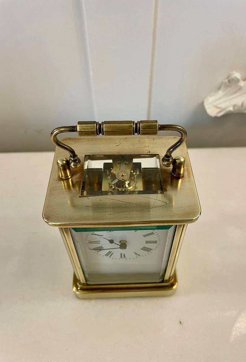 Antique Victorian Quality Brass Carriage Clock - Etsy