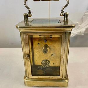 Antique Victorian Quality Brass Carriage Clock - Etsy