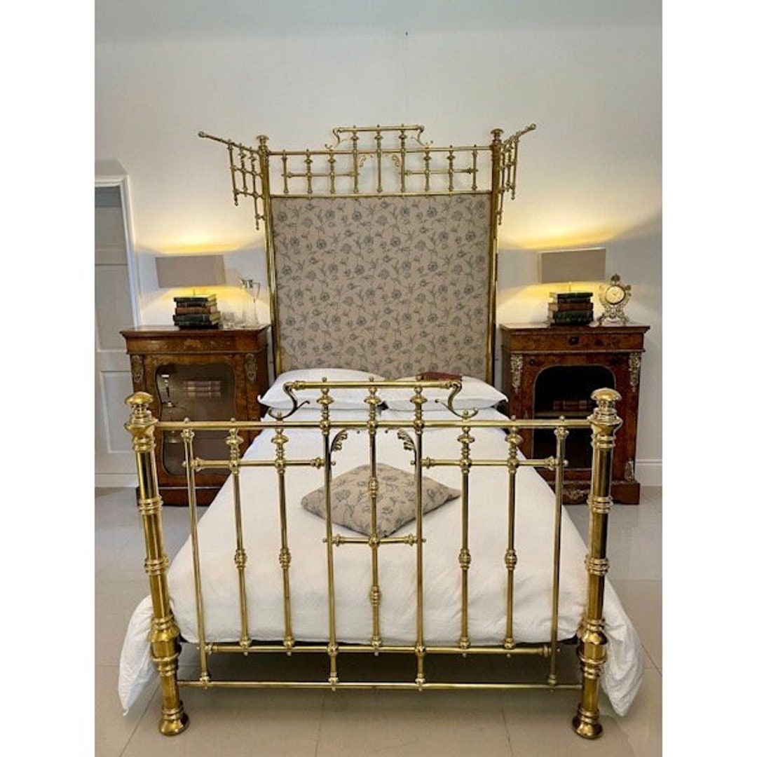 Magnificent Exhibition Quality Antique Victorian Gilded Solid Brass ...