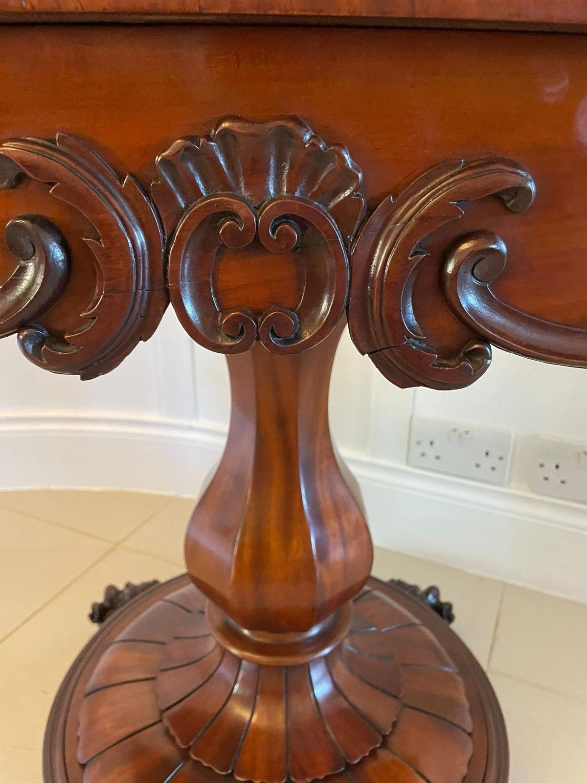 Outstanding Quality Antique Victorian Mahogany Card/side Table - Etsy