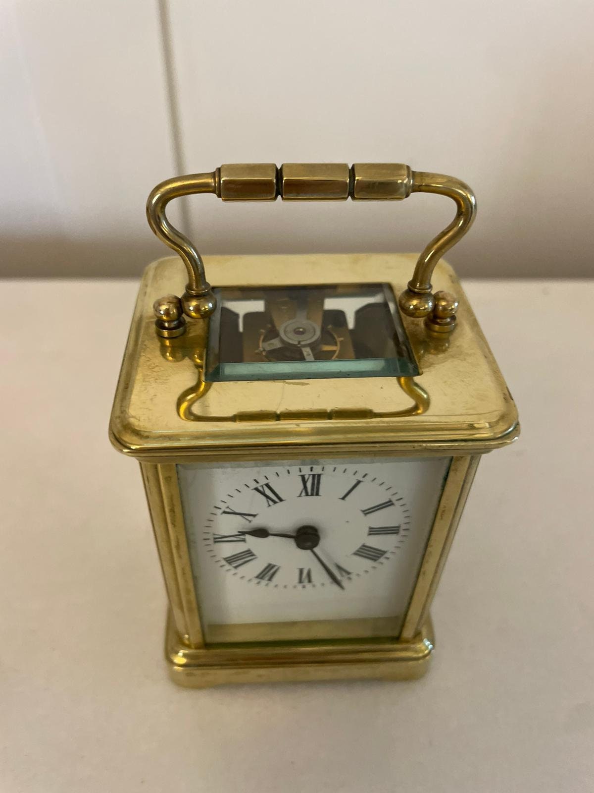 Antique Victorian Quality Miniature Brass Carriage Clock - Etsy