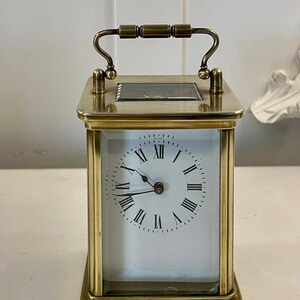 Antique Victorian Quality Brass Carriage Clock - Etsy