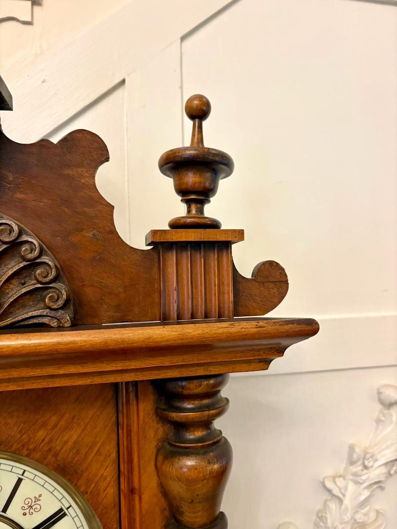 Antique Quality Carved Walnut Vienna Regulator Striking Wall Clock - Etsy