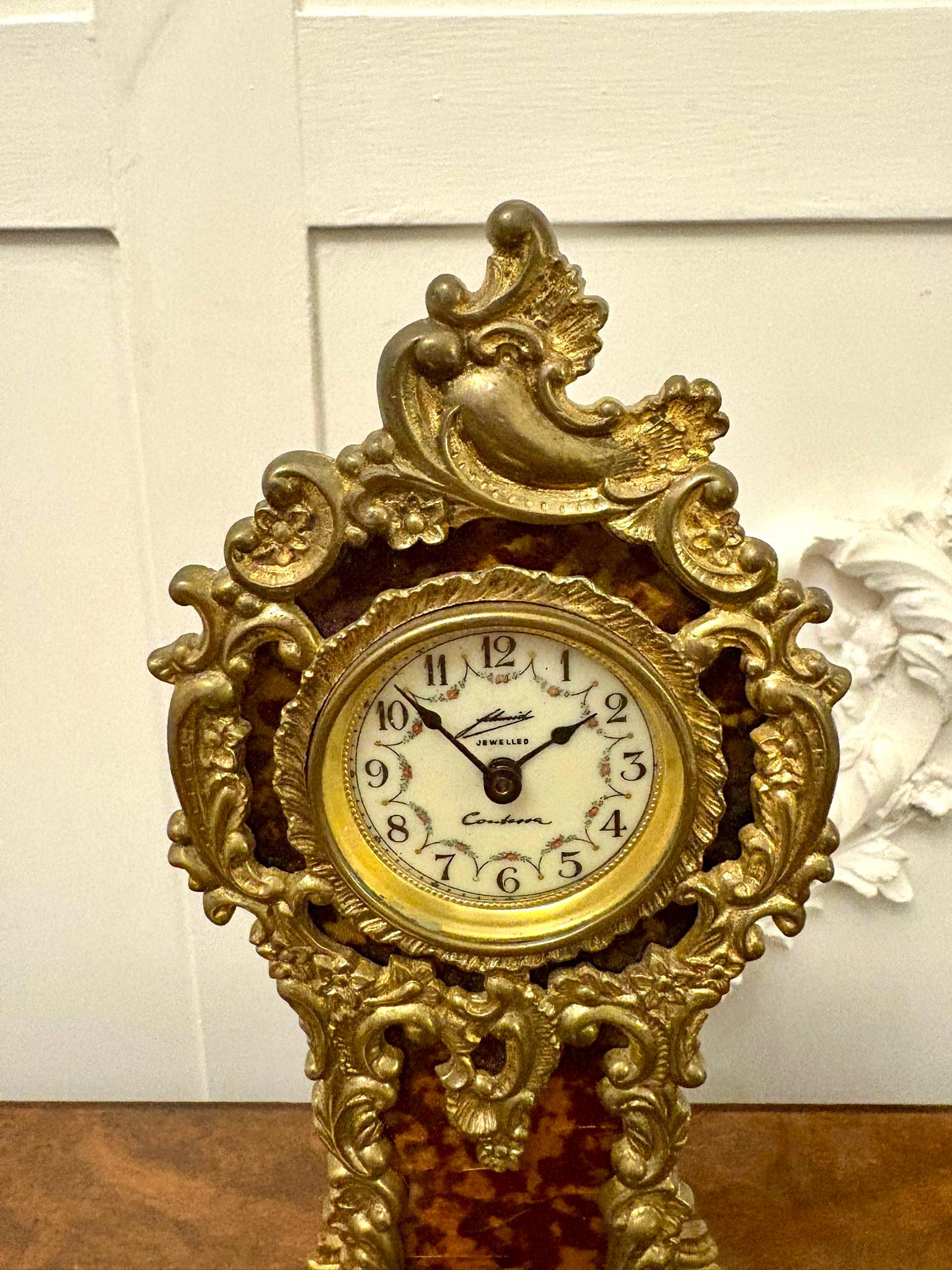 Magnificent Quality Antique Edwardian Ornate Gilded Brass Miniature ...
