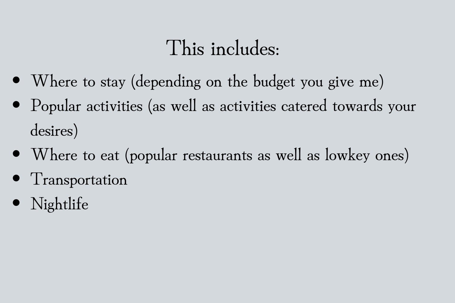 Custom Travel Guide - Etsy