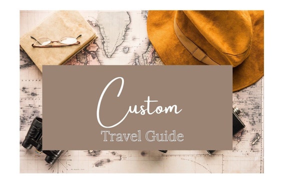 Custom Travel Guide - Etsy