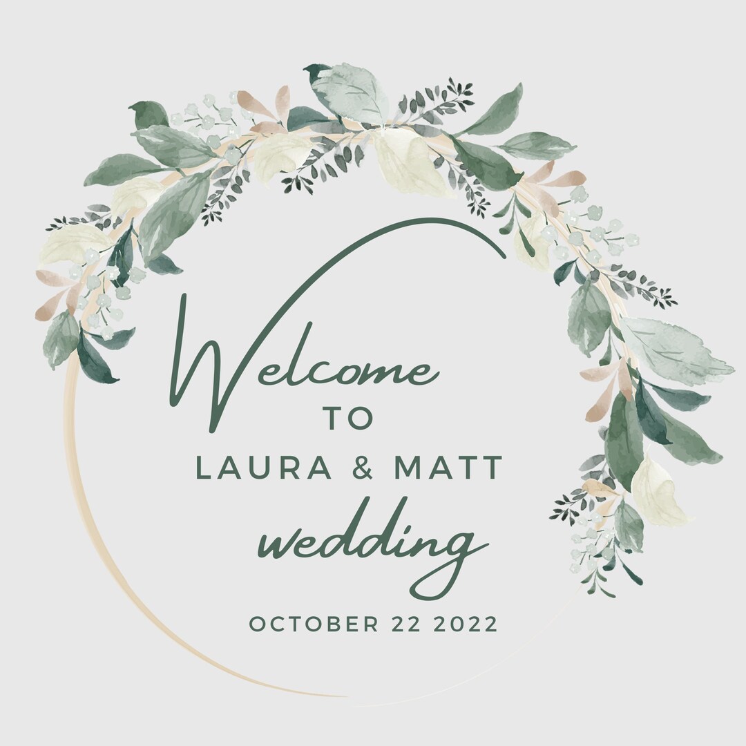 Boho Floral Wedding Sticker - Etsy