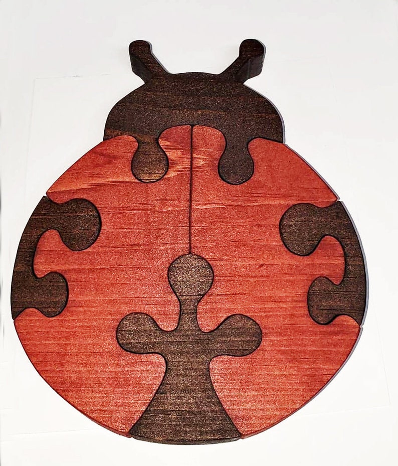 Digital Print of Lady Bug Puzzle Pattern for Scroll Saw - Etsy