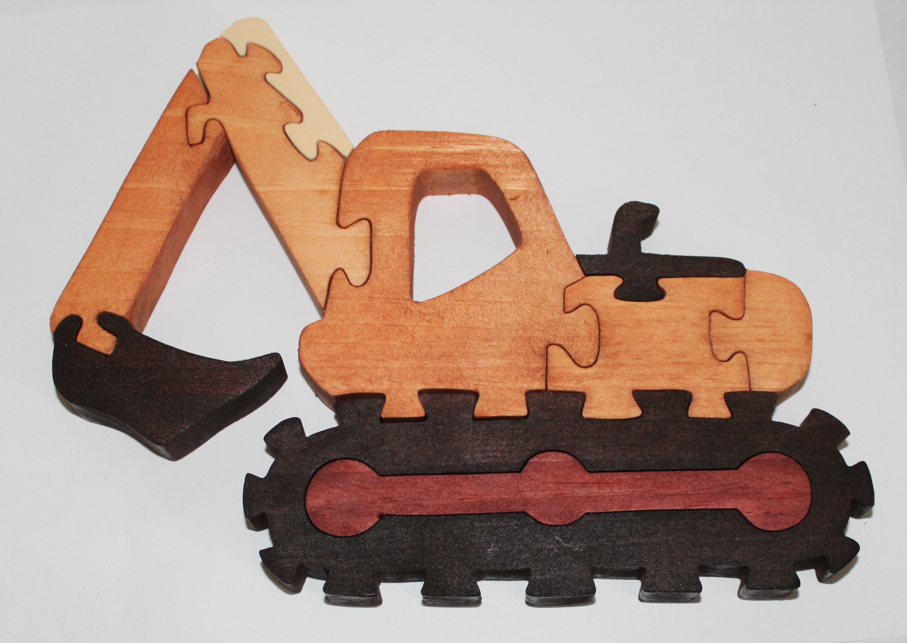 Excavator Scroll Saw Puzzle Digital Pattern - Etsy