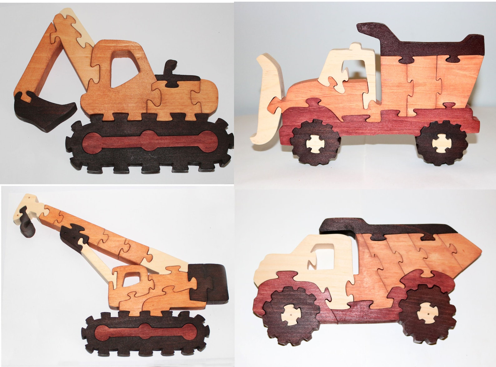 Construction Equipment Scroll Saw Puzzle Set Digital Pattern - Etsy