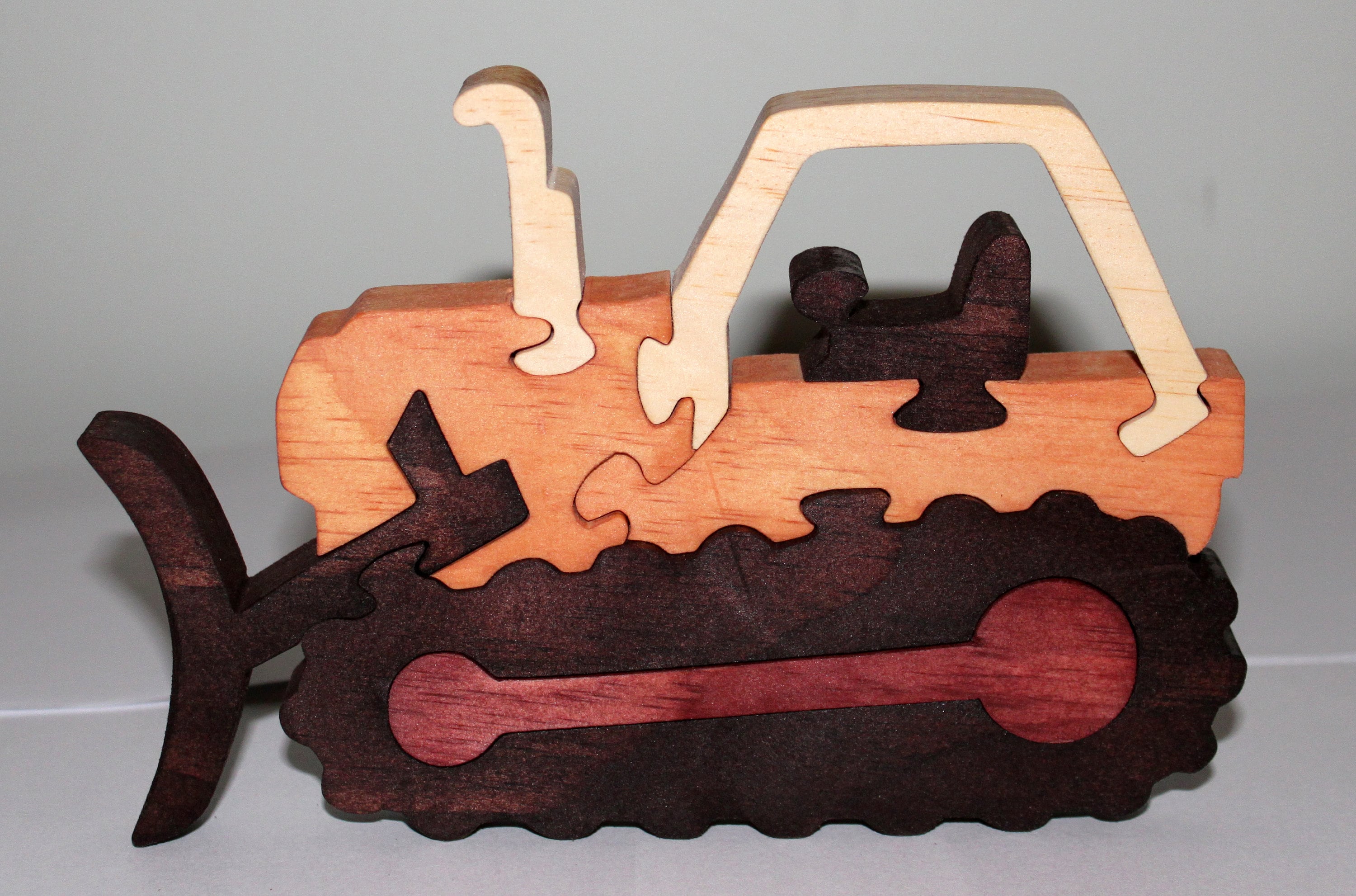 Bulldozer Scroll Saw Puzzle Digital Pattern - Etsy
