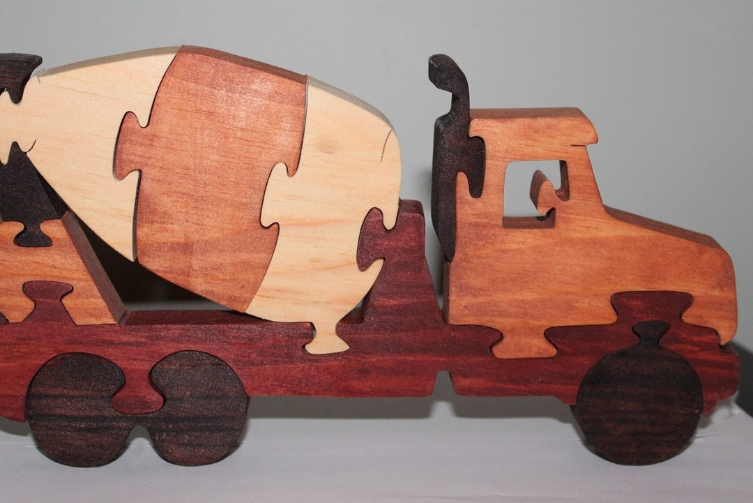Cement Truck Scroll Saw Puzzle Pattern - Etsy UK