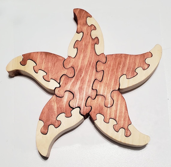 Digital Print of Starfish Puzzle Pattern for Scroll Saw - Etsy