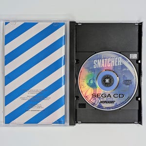 Snatcher - Sega CD Reproduction Game + Longbox, Sponge & Protective Case - Etsy