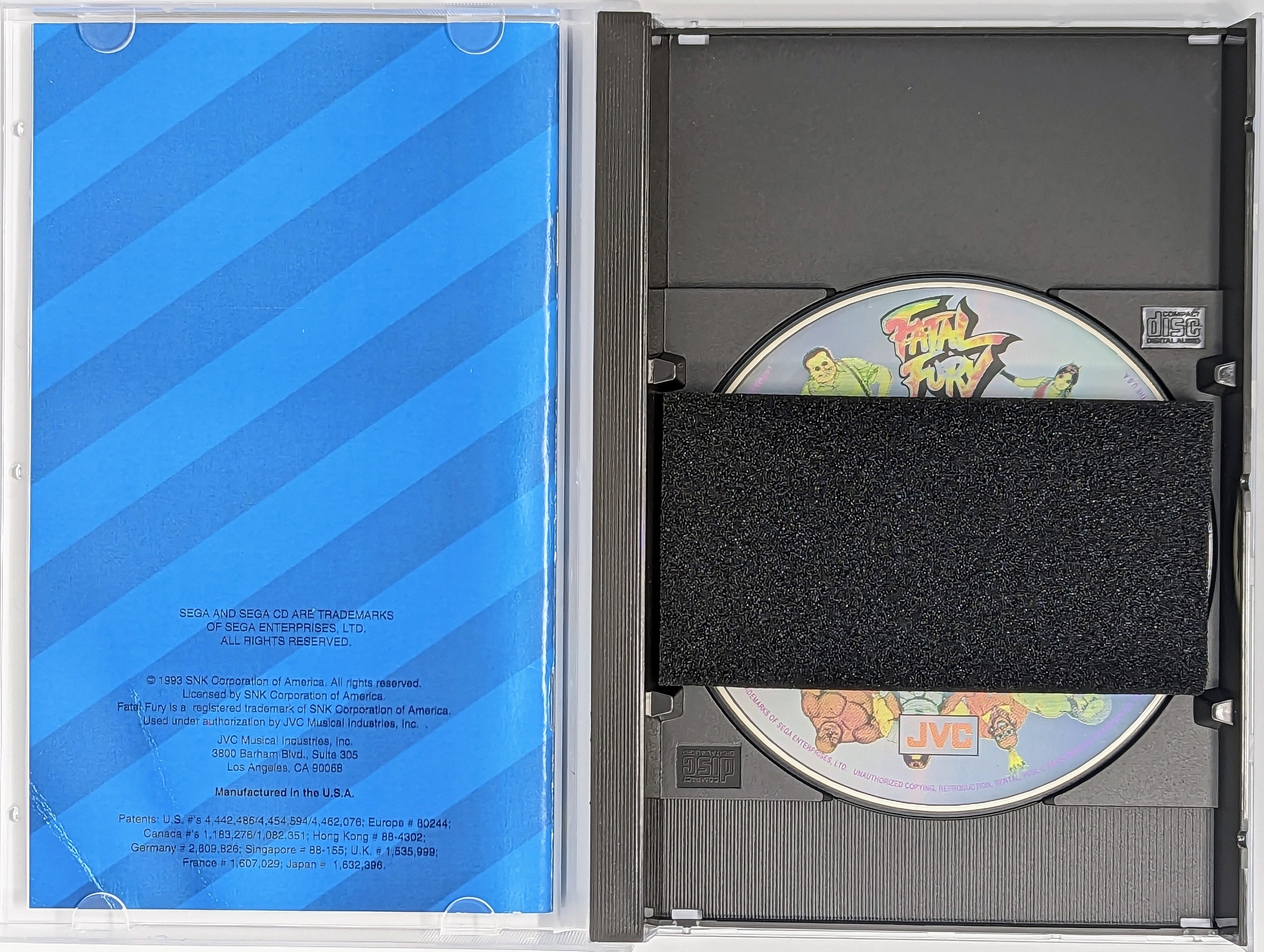 Fatal Fury Sega CD Game Longbox Sponge & Protective Case - Etsy