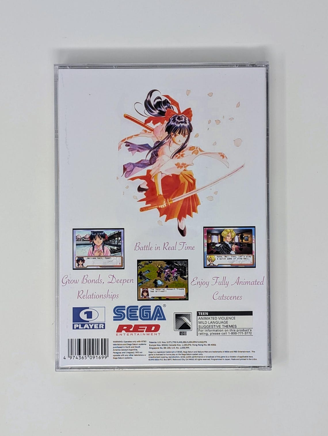 Sakura Wars 2 - Sega Saturn Reproduction Game + Longbox, Sponge ...