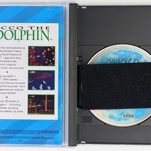 Sonic CD - Sega CD Reproduction Game + Longbox, Sponge & Protective ...