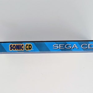 Sonic CD - Sega CD Reproduction Game + Longbox, Sponge & Protective ...