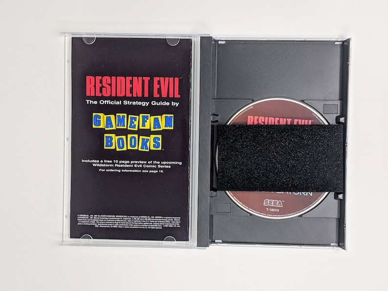 Resident Evil - Sega Saturn Reproduction Game + Longbox, Sponge ...
