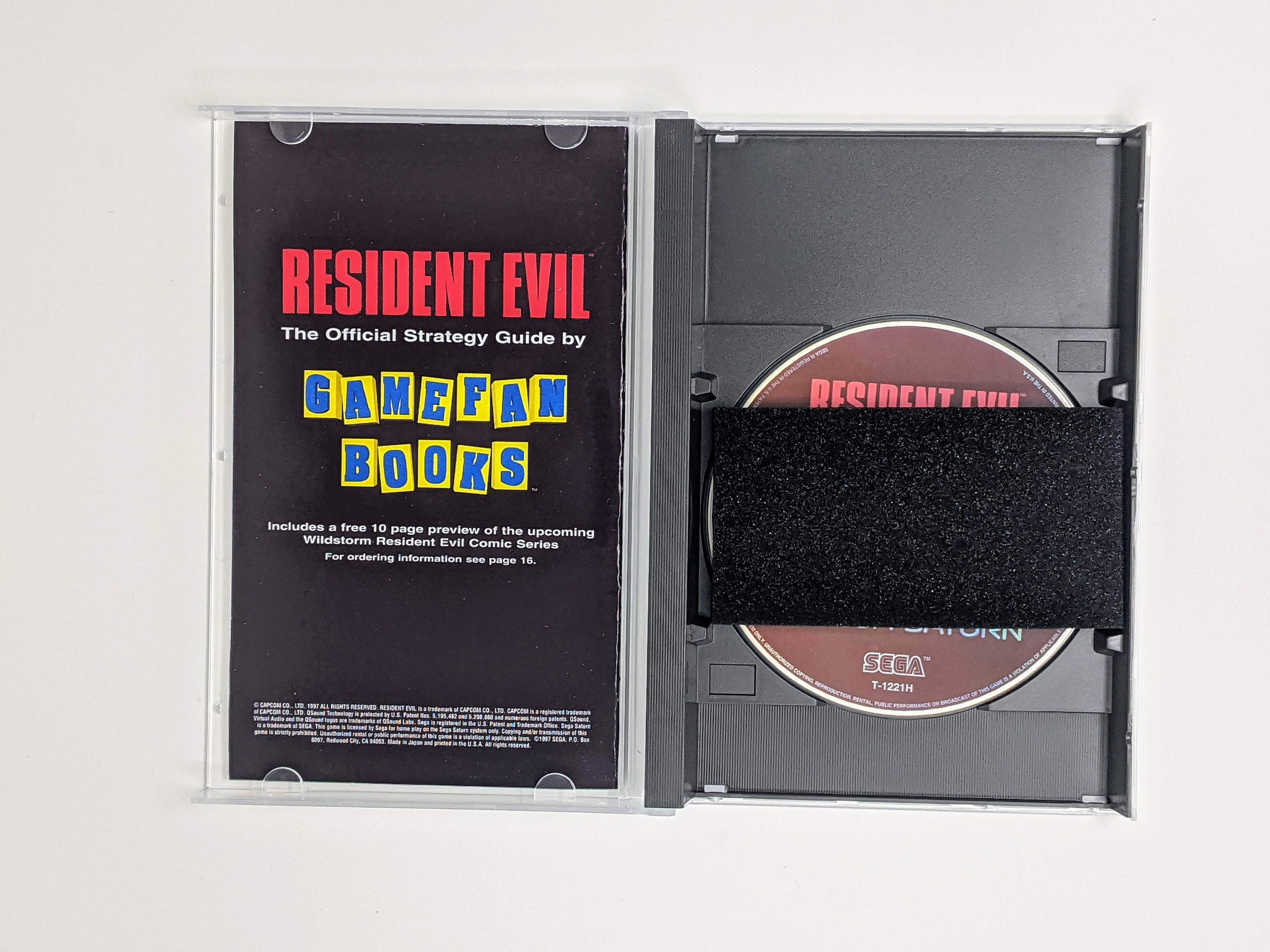 Resident Evil - Sega Saturn Reproduction Game + Longbox, Sponge ...