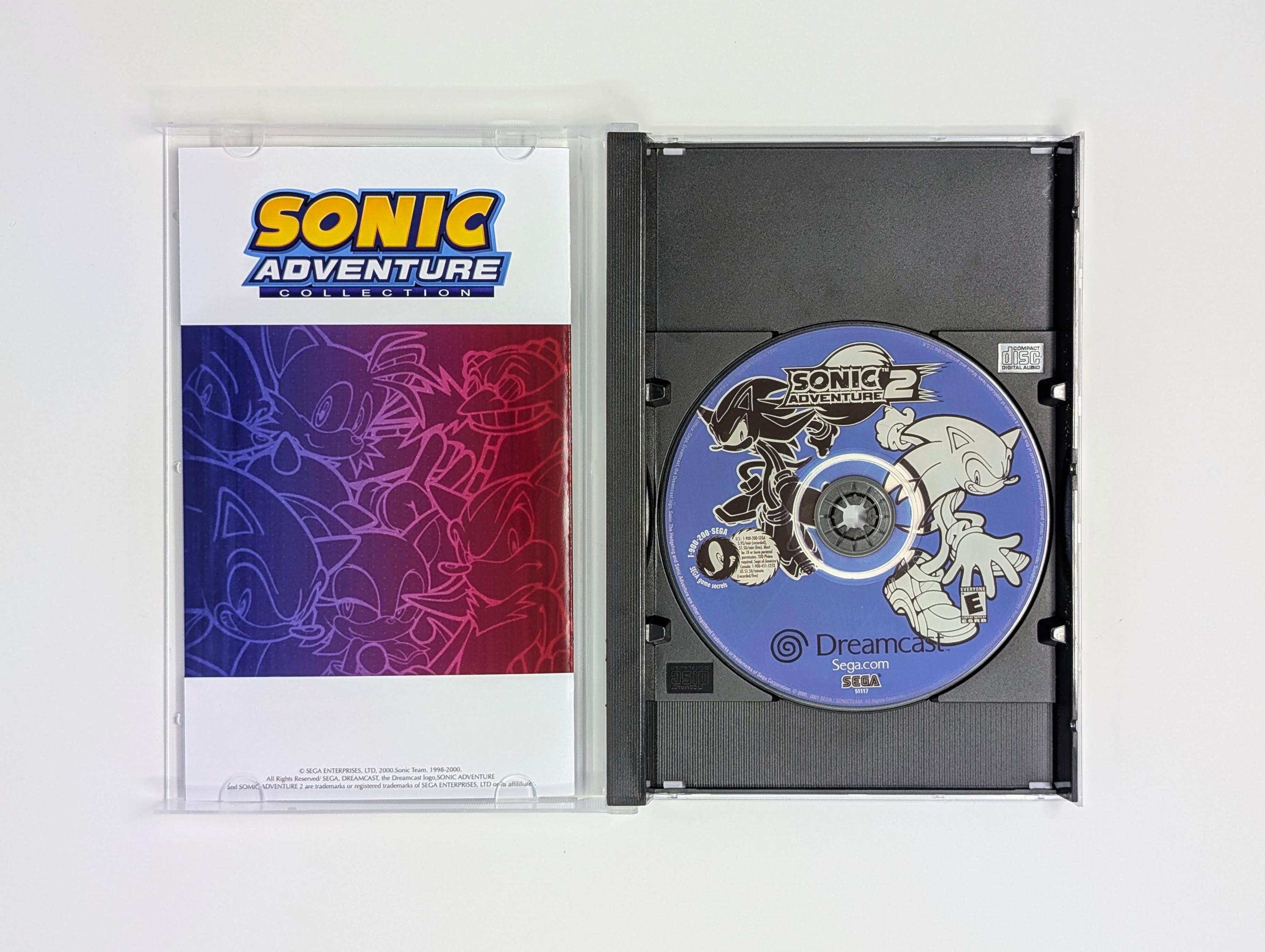 Sonic Adventure Collection - Sega Dreamcast Reproduction Game + Longbox ...