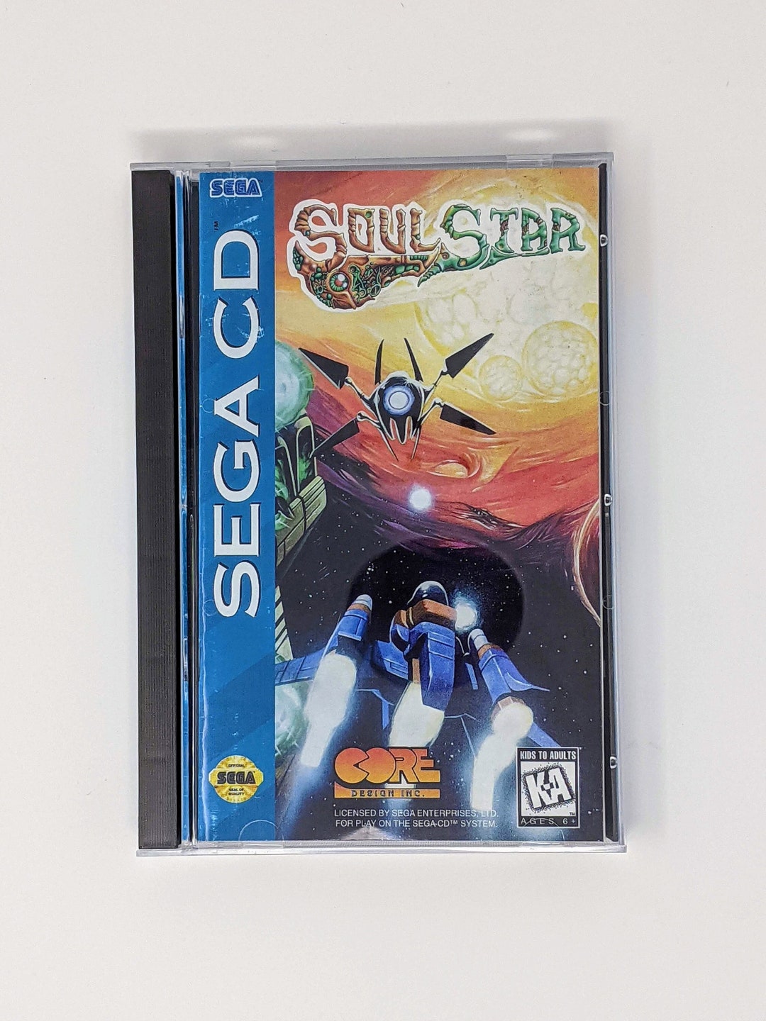 Soulstar - Sega CD Game + Longbox, Sponge & Protective Case - Etsy
