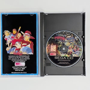 Popful Mail - Sega CD Reproduction Game + Longbox, Sponge & Protective ...