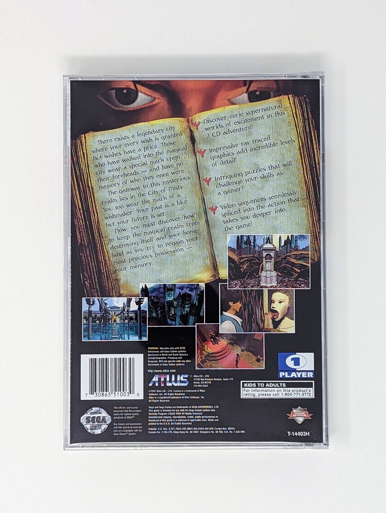 Lunacy Sega Saturn Game Map Longbox Sponge & Protective - Etsy